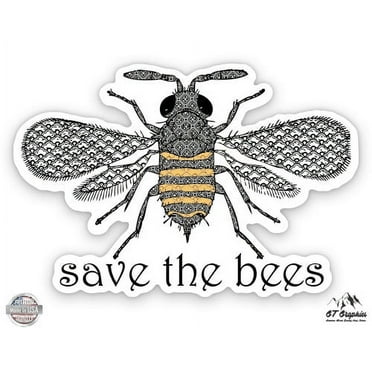 Honey Bee Honey Comb - 3" Vinyl Sticker - For Car Laptop I-Pad Phone ...