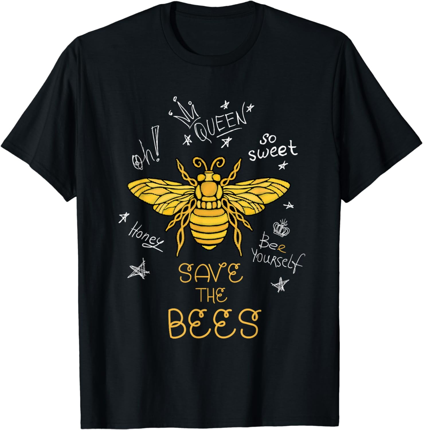 Save the Bees Graffiti Apiary Shirt Bee Beekeeper Earth Day Cotton T ...