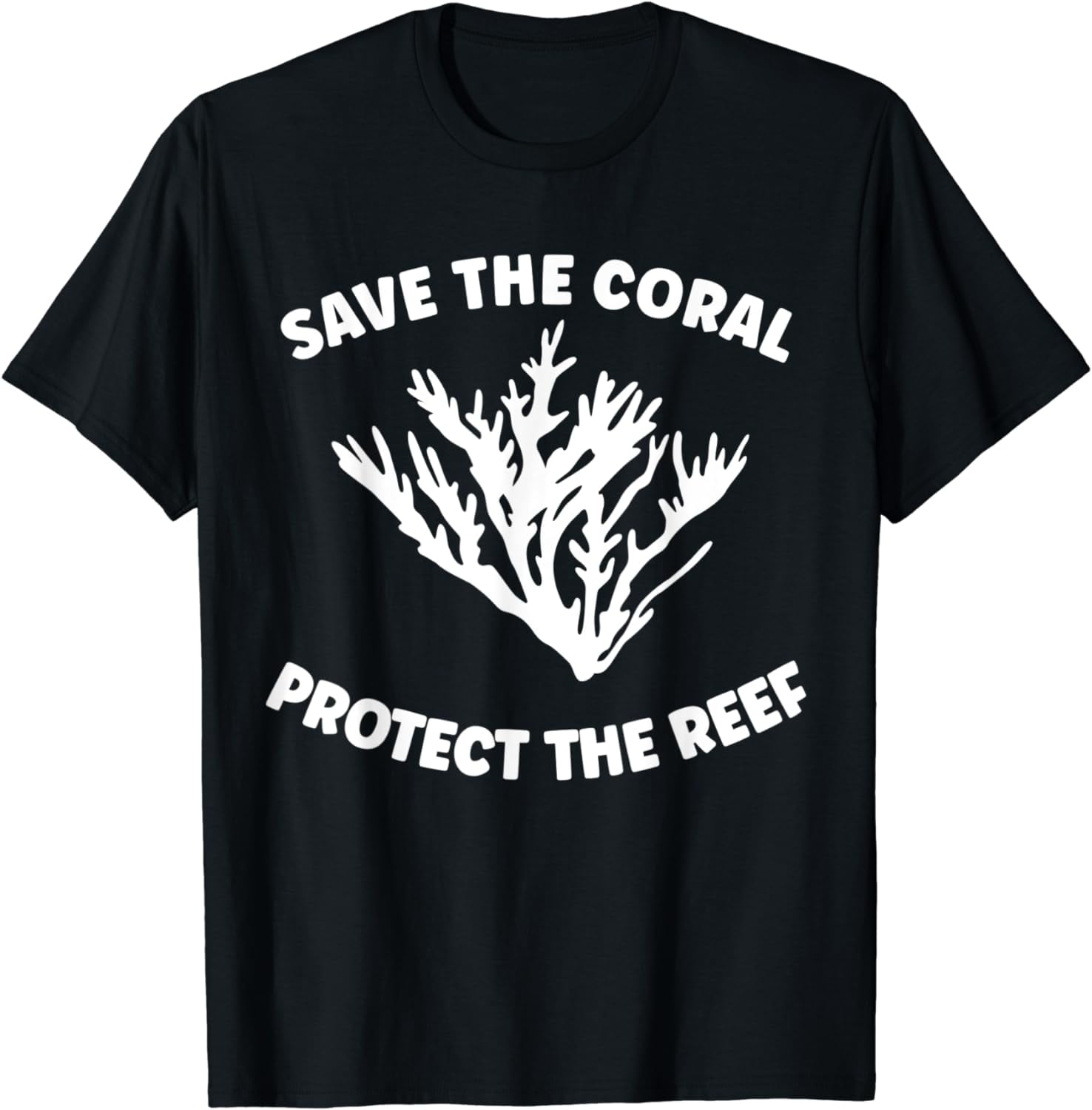 Save the Coral Protect the Reef ocean conservation T-Shirt - Walmart.com
