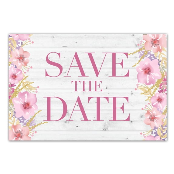 Save the Date Announcement Cards 46 inches, 40 Postcards B17081 ...