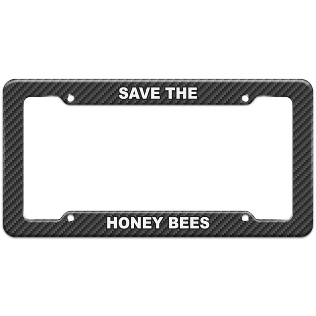 Save the Endangered - Honey Bees - Plastic License Plate Frame ...