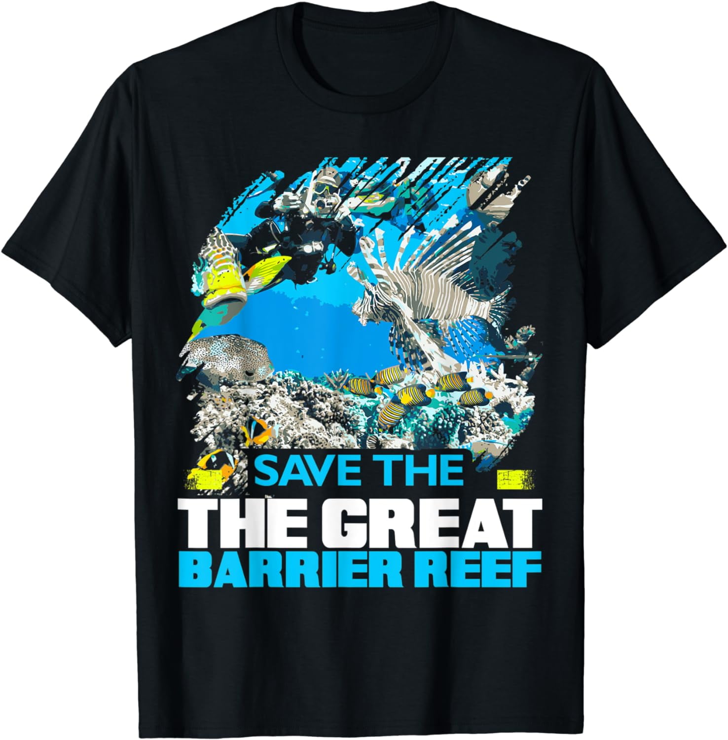 Save the Great Barrier Reef Australia Conservation T-Shirt - Walmart.com