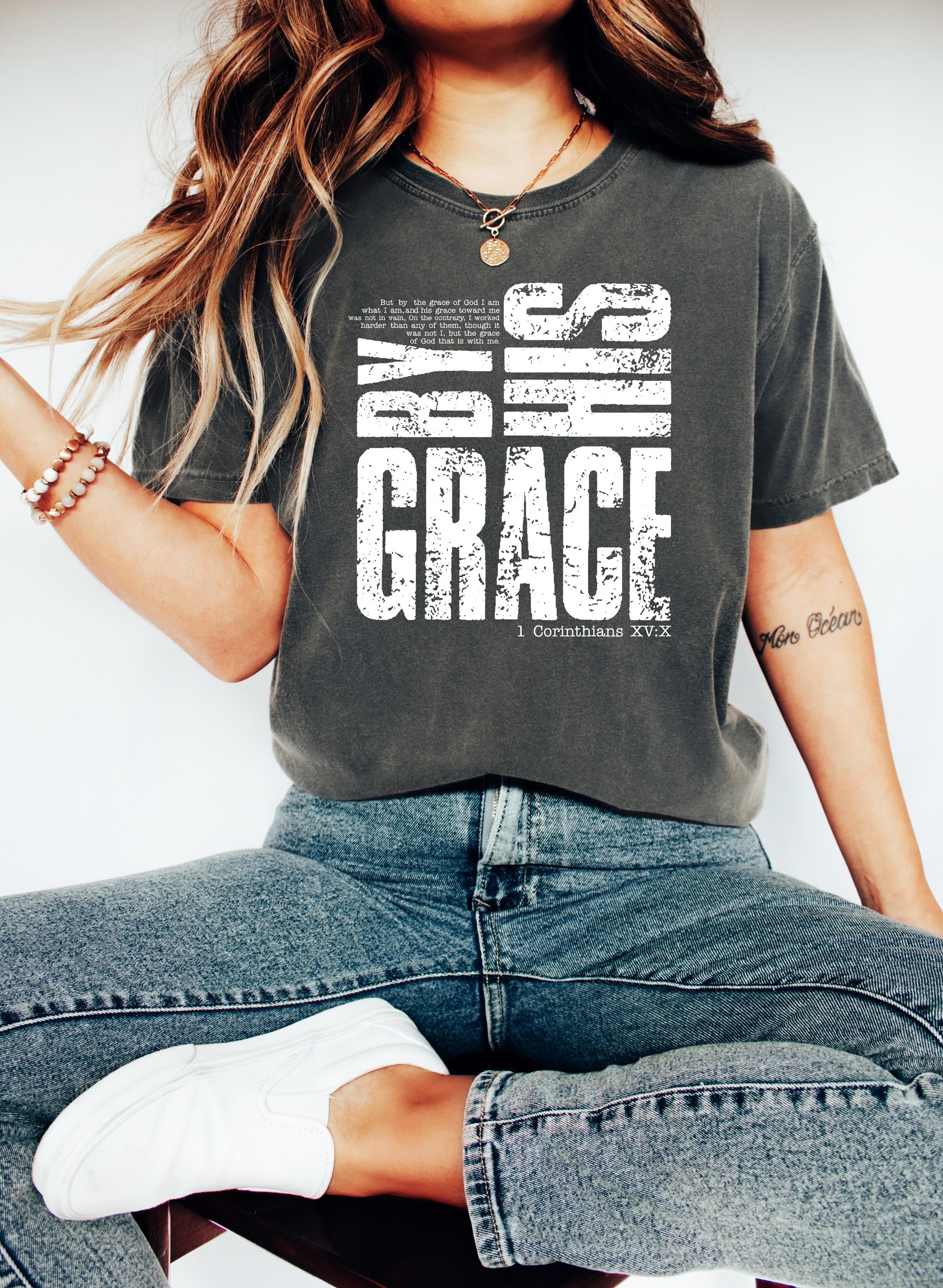 Saved By His Grace Shirt, Christian Easter Shirt, Easter Jesus Lover ...