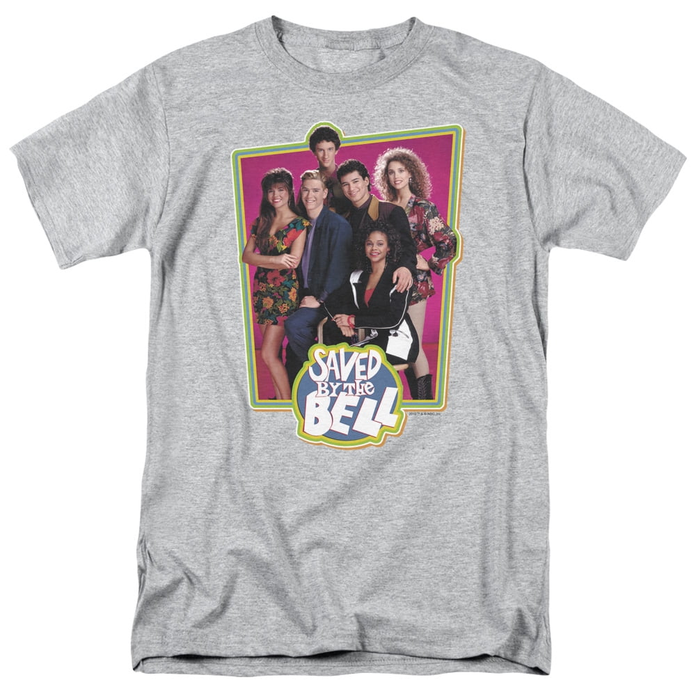 Saved By The Bell Men's Saved Cast T-shirt Large Grey - Walmart.com