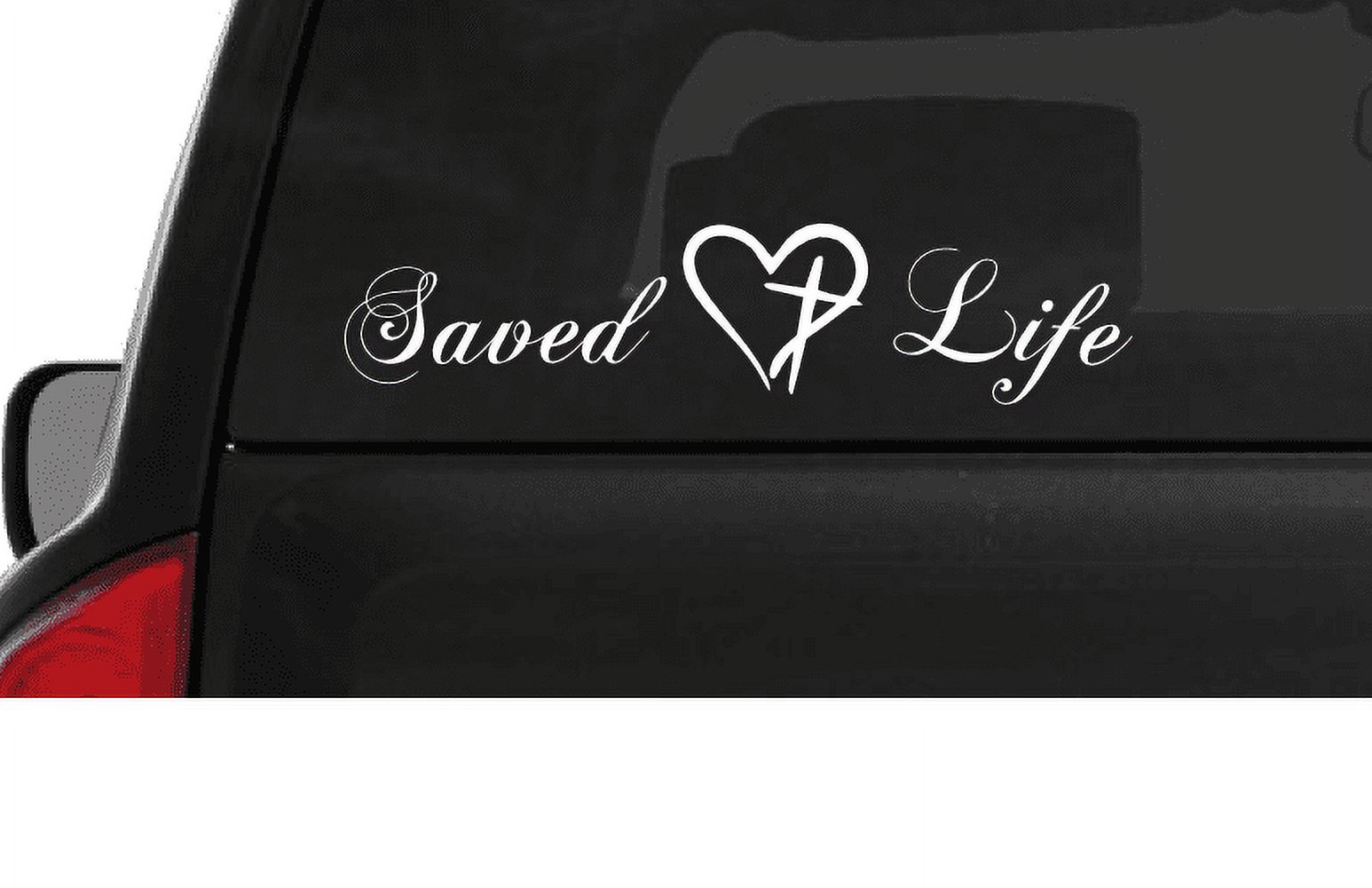 Saved Life (L17) Vinyl Decal Sticker Car/Truck Laptop/Netbook Window ...
