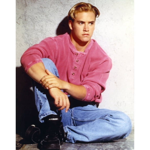 Saved by the Bell in Jeans and Maroon Long Sleeve Portrait Photo Print ...