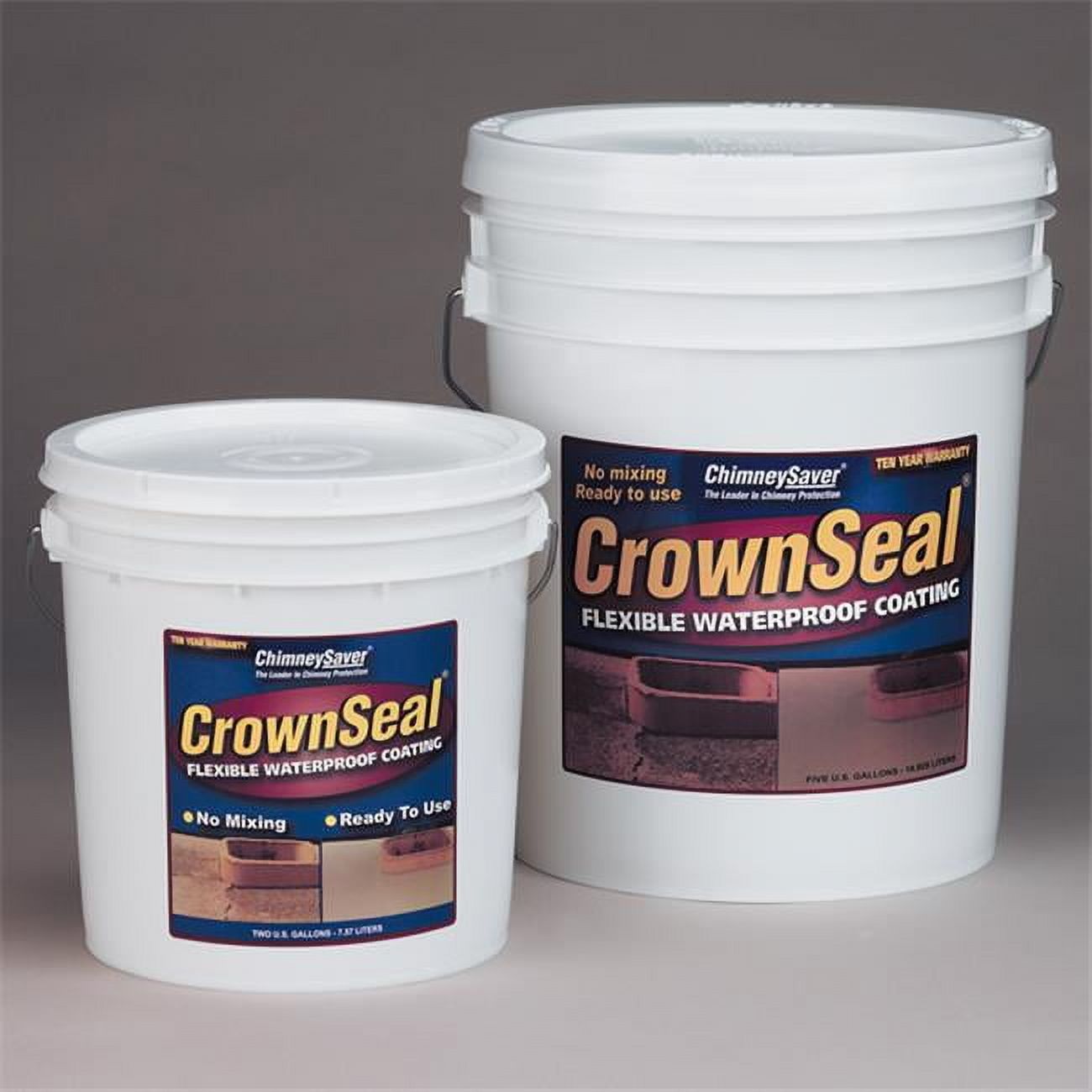 Saver Systems CrownSeal Pre-mixed Flexible Waterproof Coating 5 Gallon ...