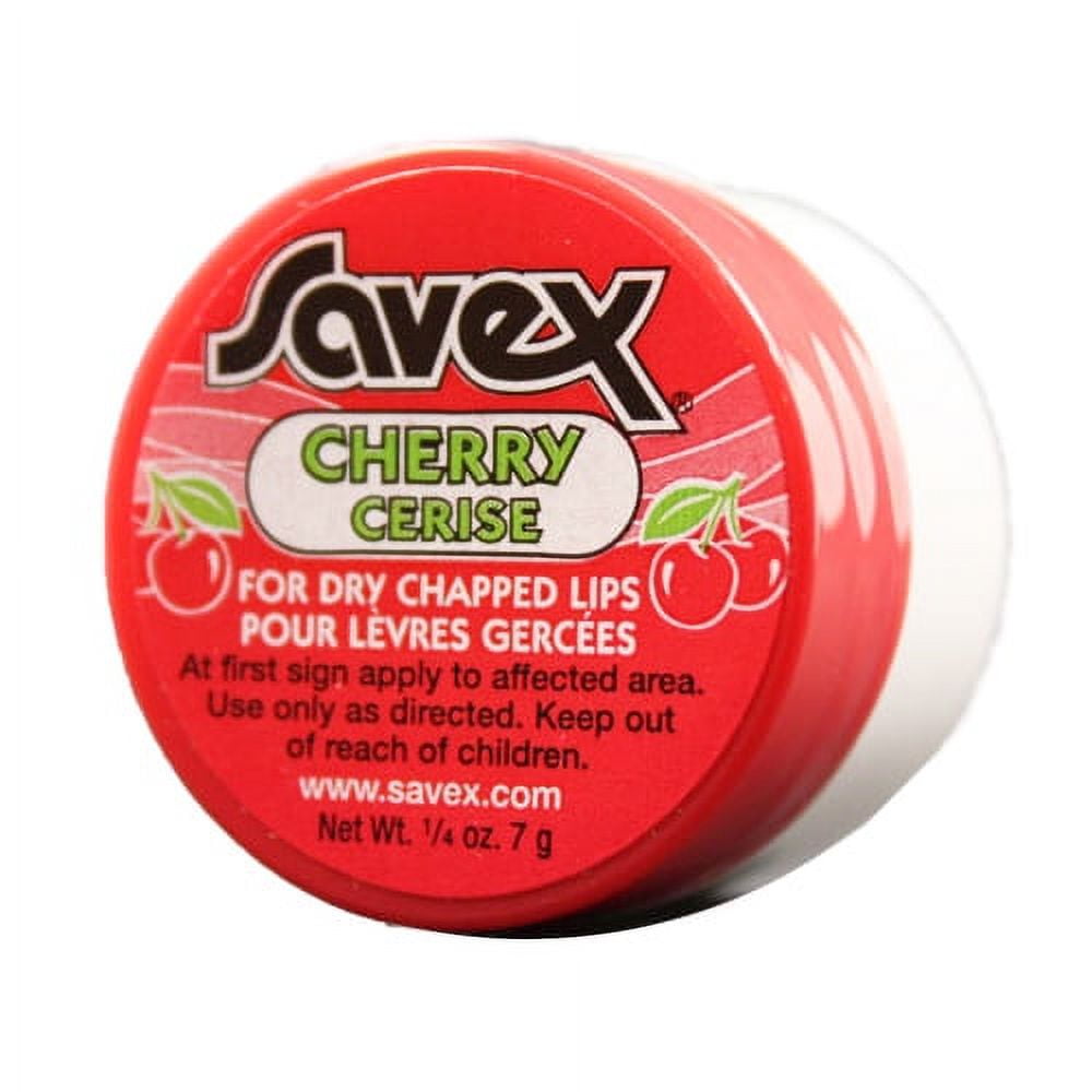 Savex Lip Balm Moisturizes and Soothes Cherry - 0.25 oz (Pack of 10 ...