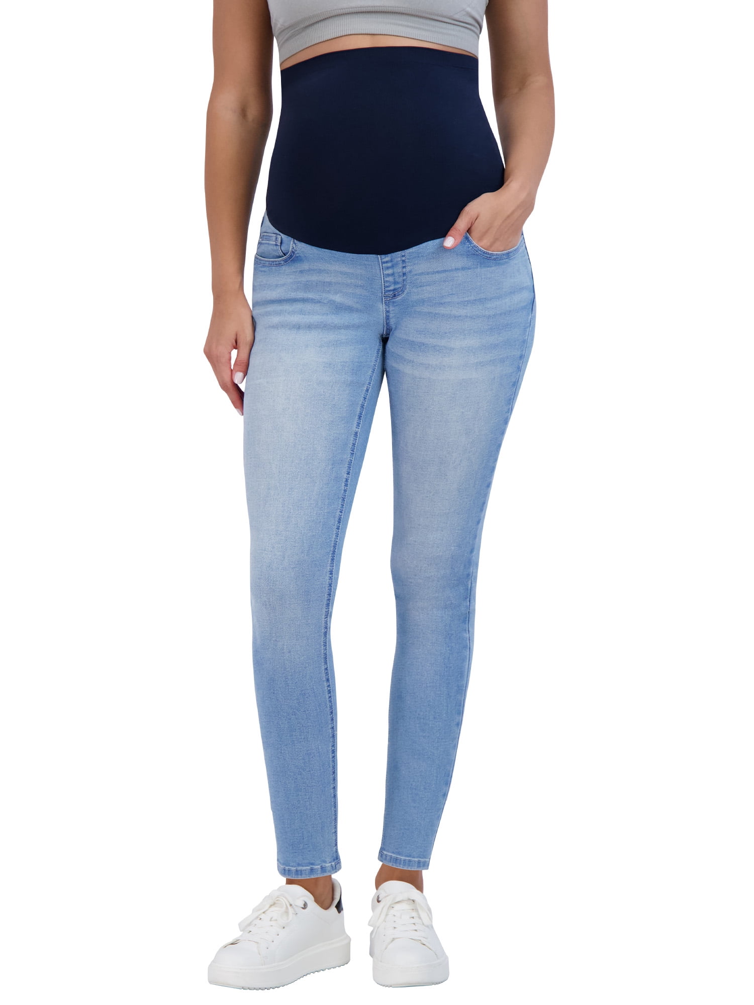 Savi Parker Women’s Maternity Jeans Over The Belly - Pregnancy Must ...