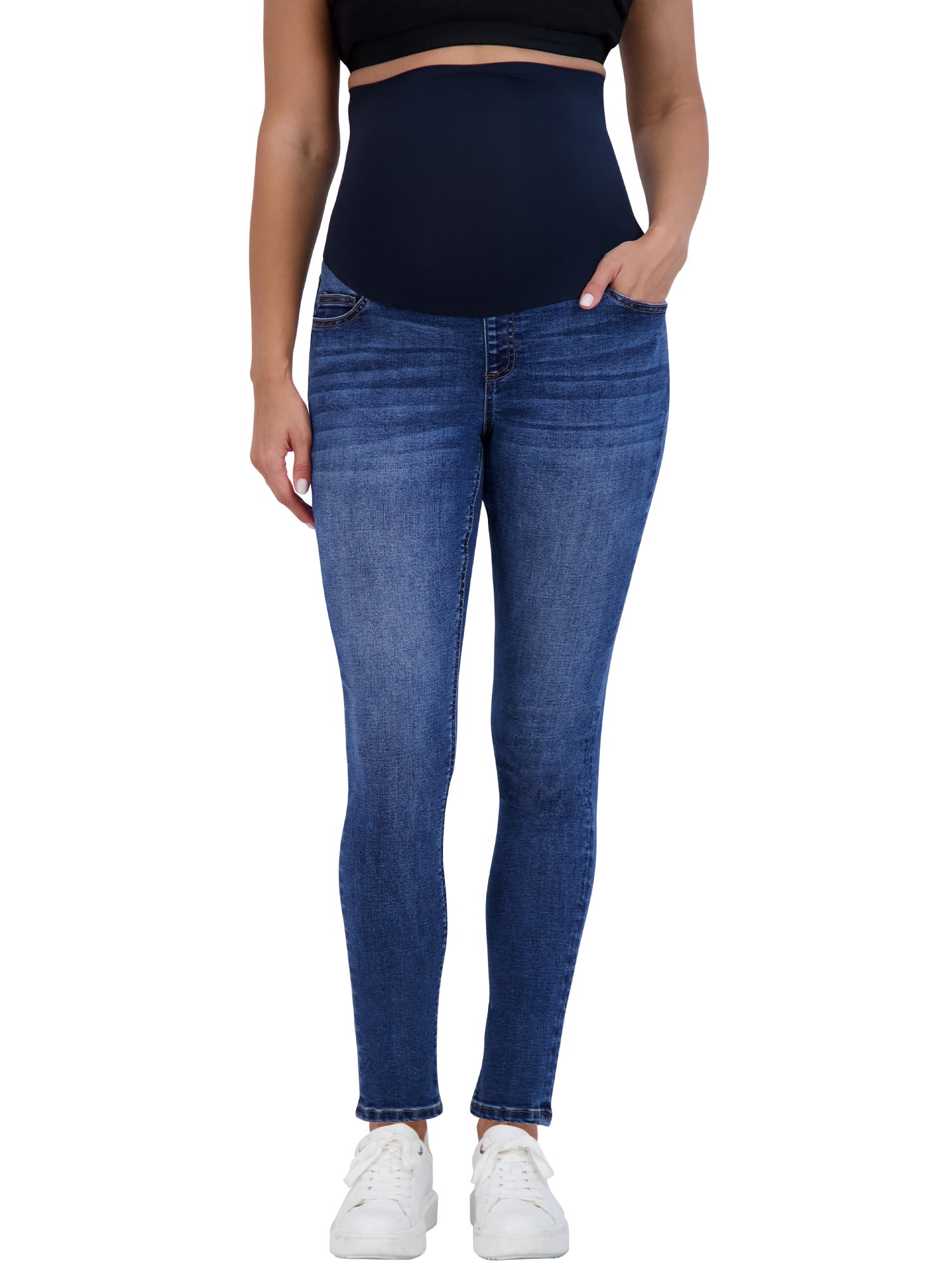 Savi Parker Women’s Maternity Jeans Over The Belly - Pregnancy Must ...