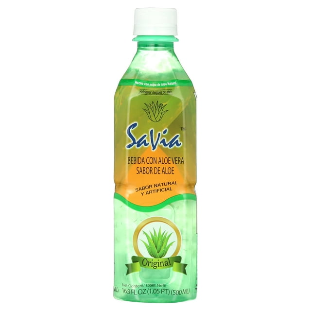 Savia Aloe Vera Drink, Original, 16.9 Fl Oz, 1 Count - Walmart.com