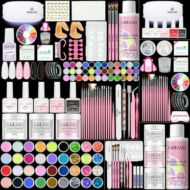 DipWell Easy Acrylic Powder and Gel Resin, Dipping Nail Starter Kit ...