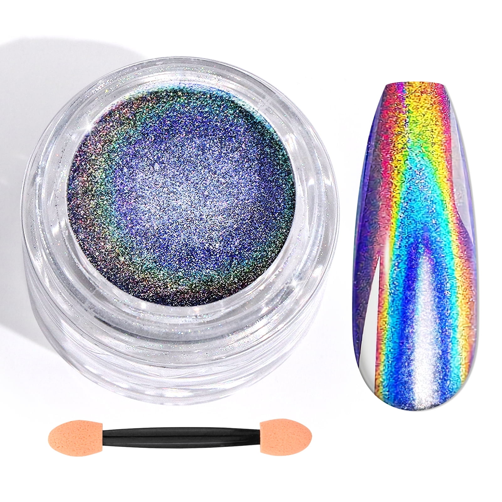 Customer reviews for Saviland Holographic Chrome Nail Powder - 1g ...