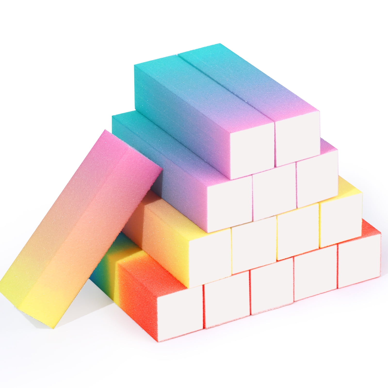 Saviland Nail Buffer Blocks for Nails: Colorful Style Nail Buffing ...