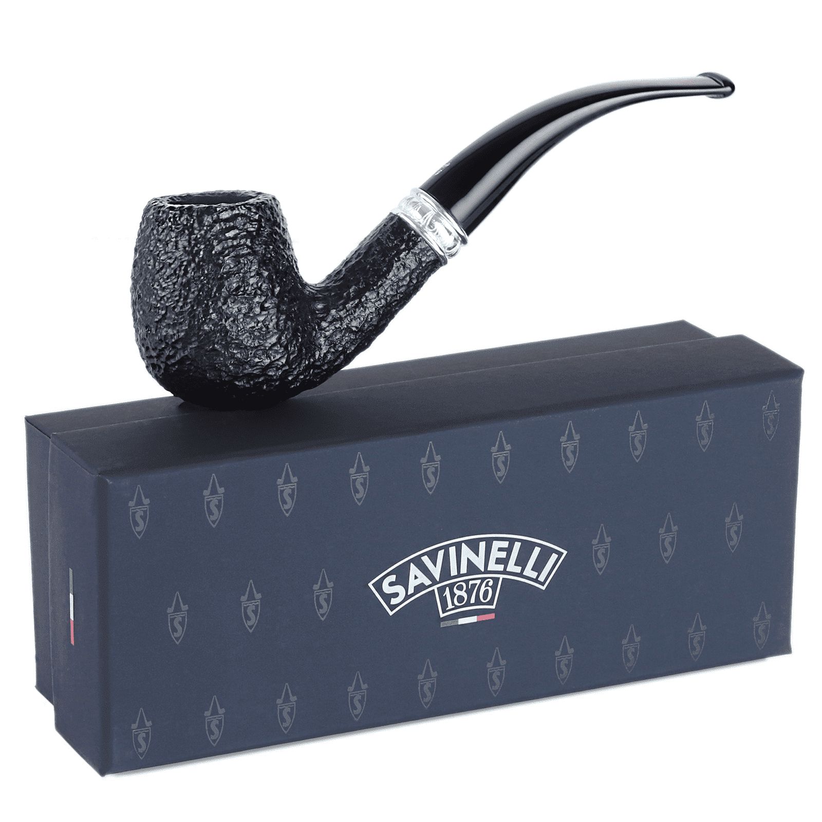 Savinelli Trevi - Mediterranean Briar Wood Curved Stem Pipe, Handmade ...