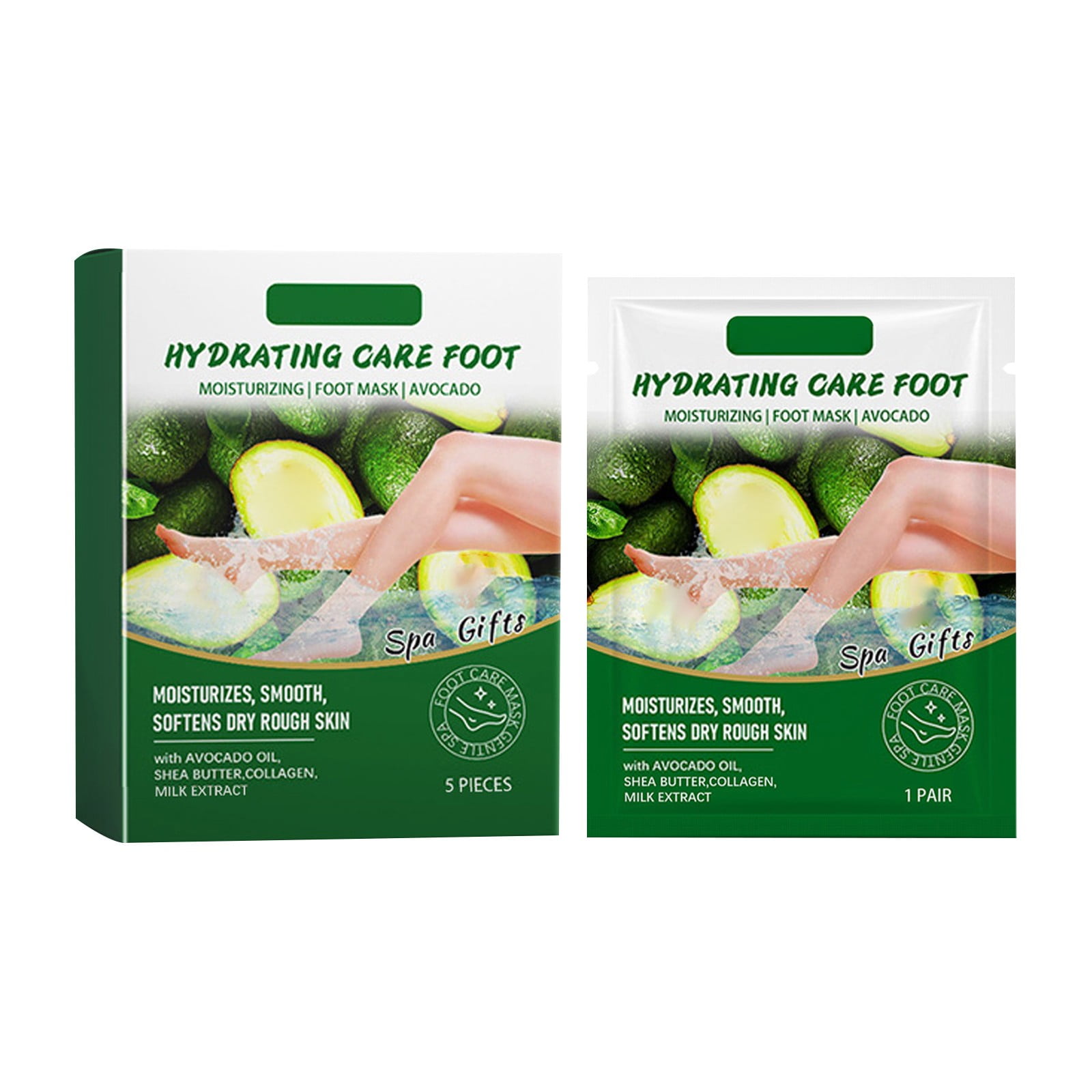 Saving Clearanc!Moisturizing Foot Mask 5 Packs,For Dry & Cracked Feet ...