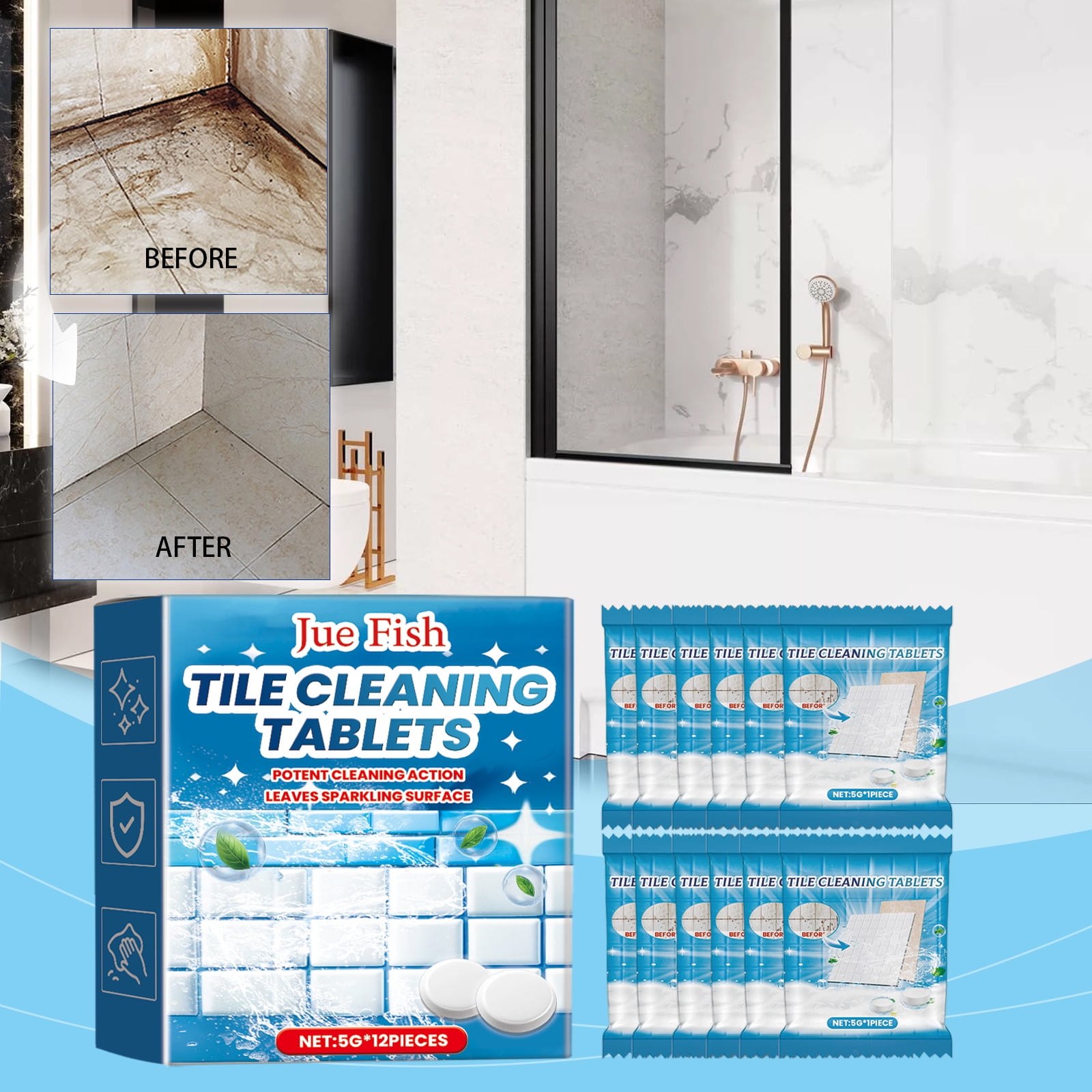 Saving Clearanc!Multi Effect Floor Cleaning Tablets,Decontamination ...