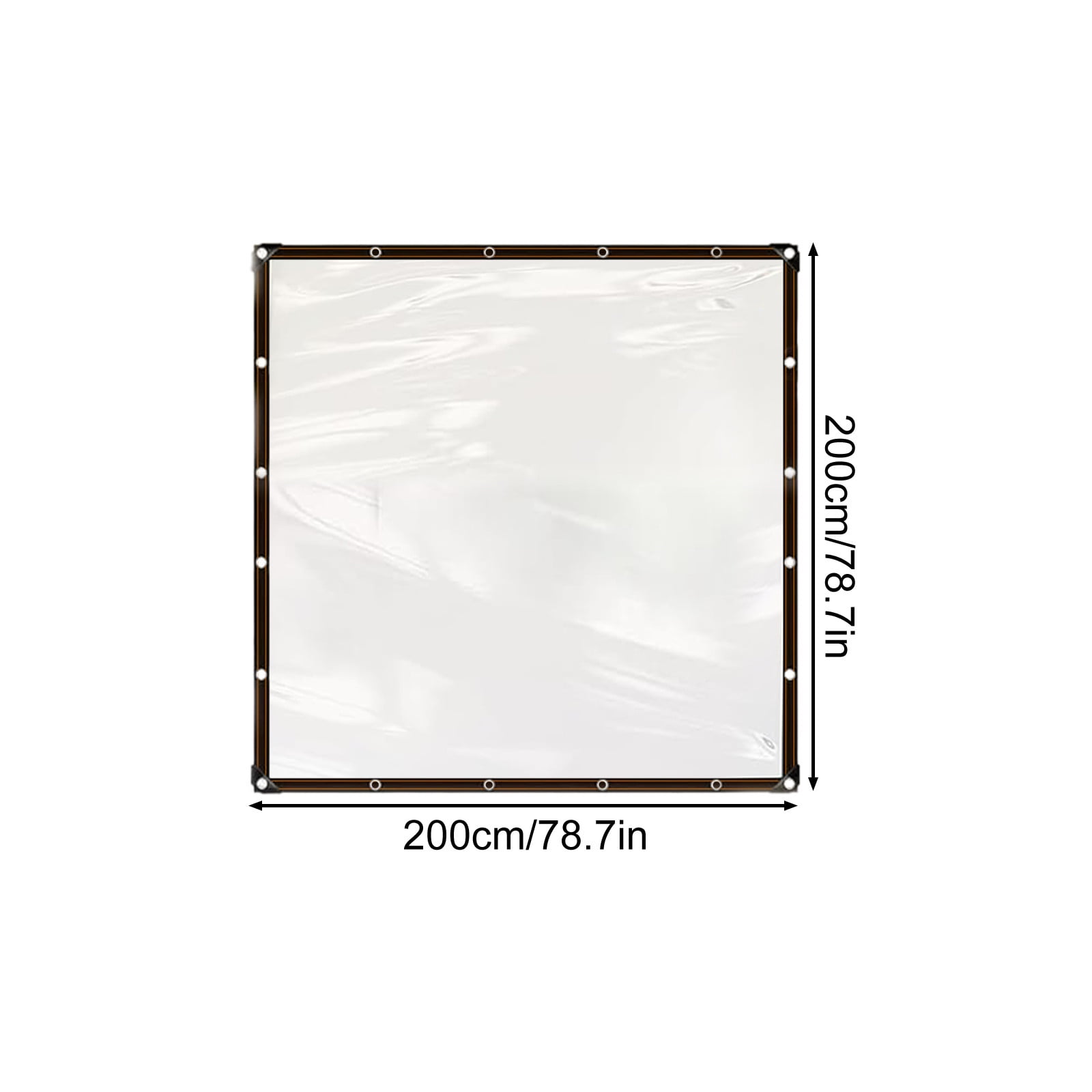 Saving Clearance,Clear Tarps Poly Tarpaulin, Outdoor Garden Rainproof ...
