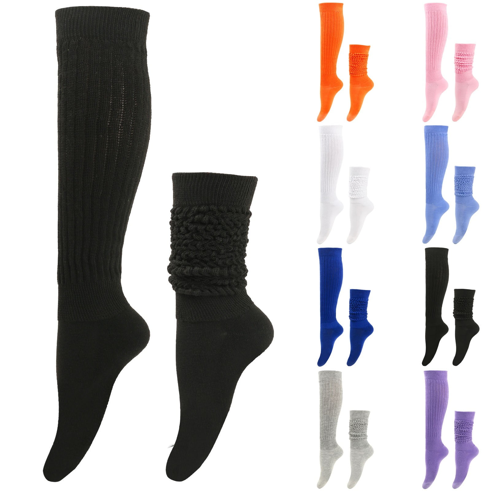 Saving Clearance!Compression Socks for Women Solid Color Warm Stockings ...