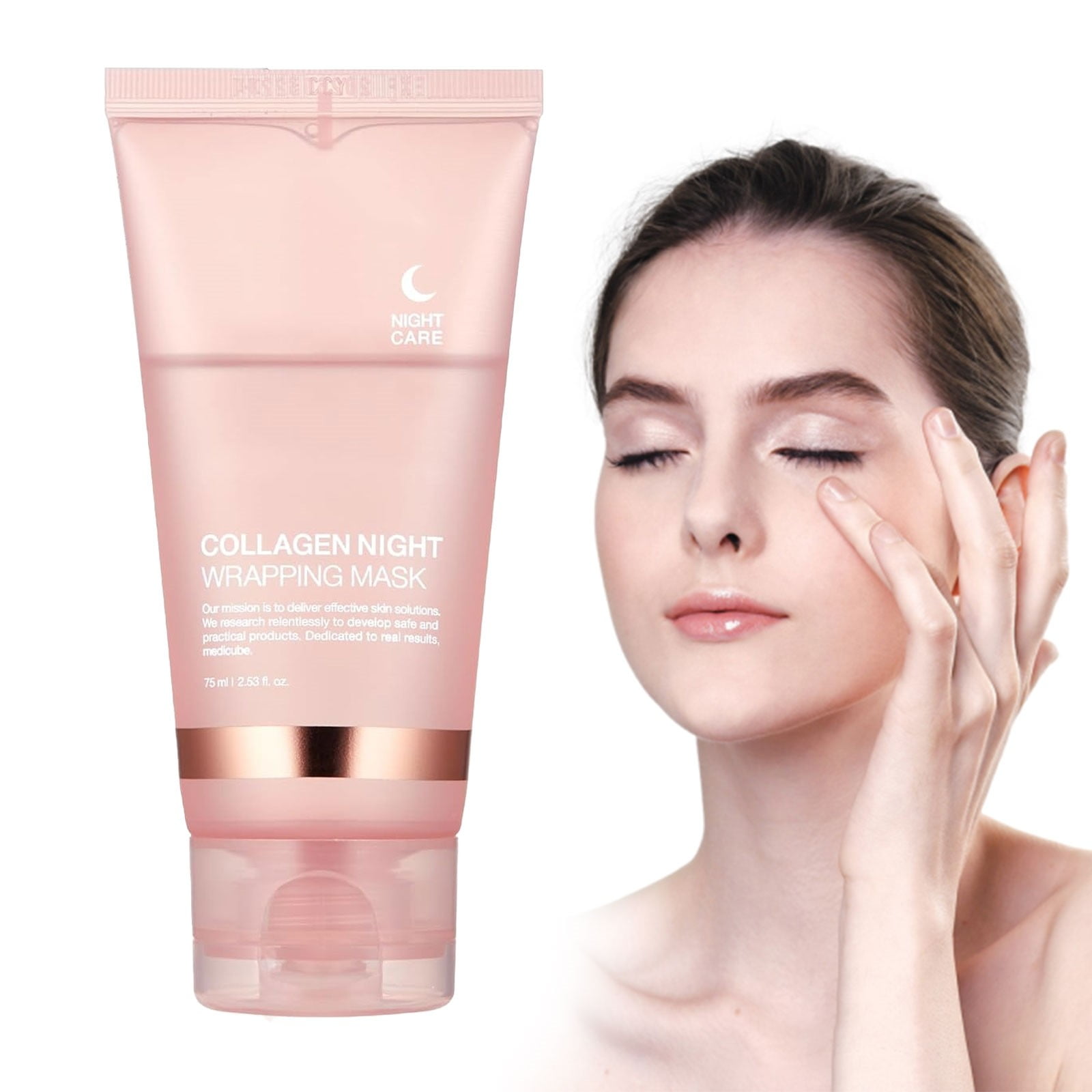 Saving! Facial Mask Collagen Overnight Wrapping Peel Off Facial Pack ...