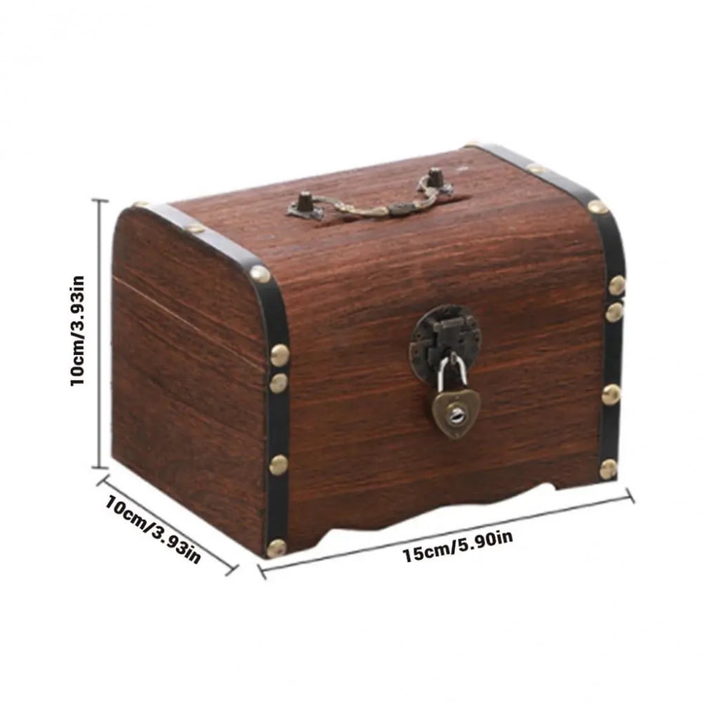 Saving Pot Large Capacity No Lock Piggy Bank Save Coin Compact Frame ...