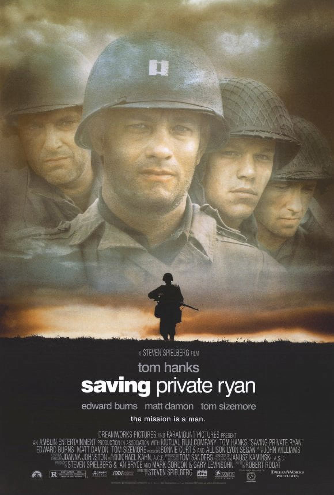 Saving Private Ryan (1998) 27x40 Movie Poster - Walmart.com