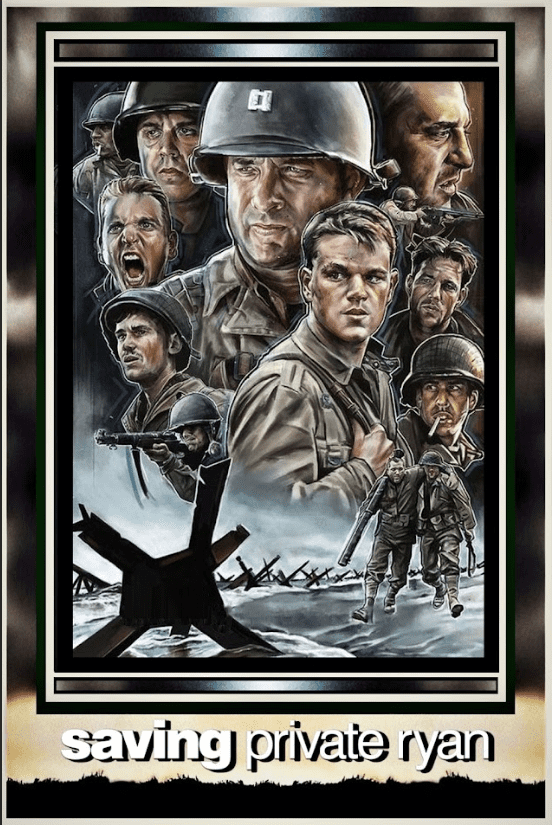 Saving Private Ryan 1998 Movie Poster 24x36 - Tom Hanks WWII Epic ...