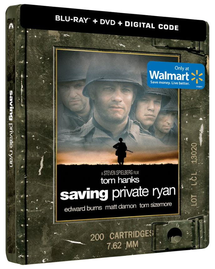 Saving Private Ryan Steelbook (Blu-Ray) (Walmart Exclusive) - Walmart.com