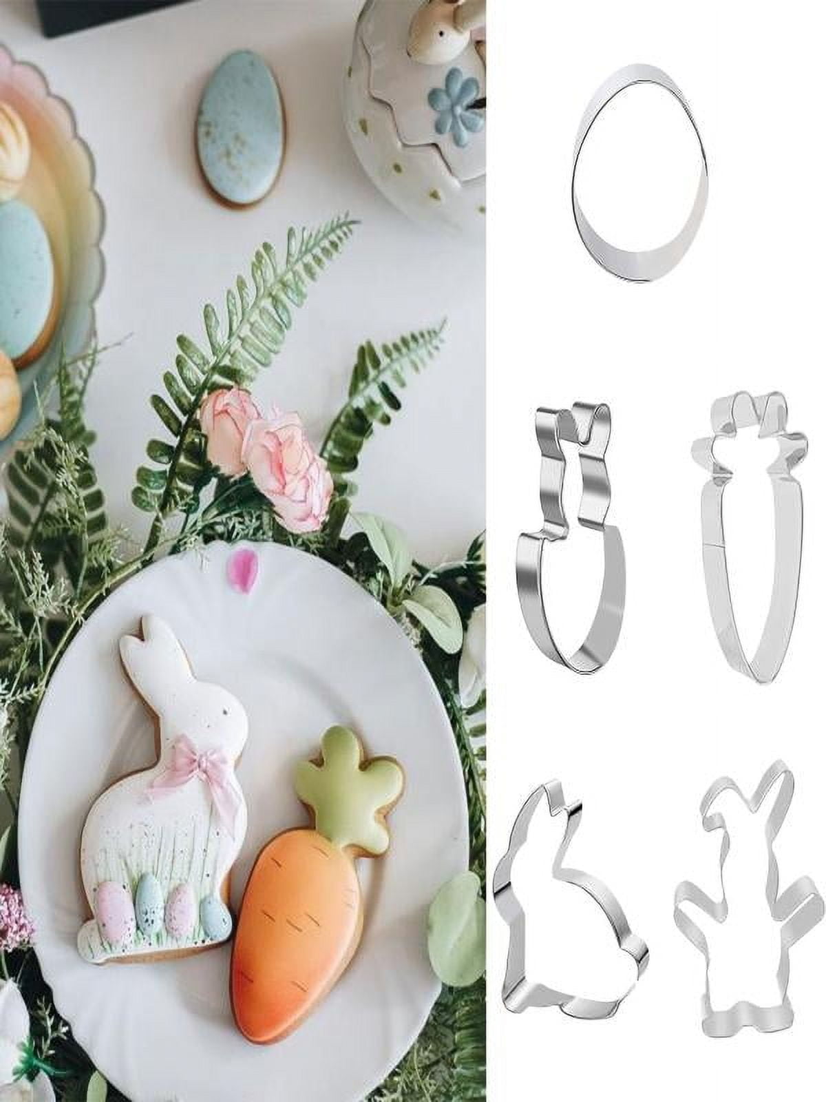 Saving! SSNTSY Biscuit Moulds Cookie Cutter Easter Bunny Cookie Cutter ...