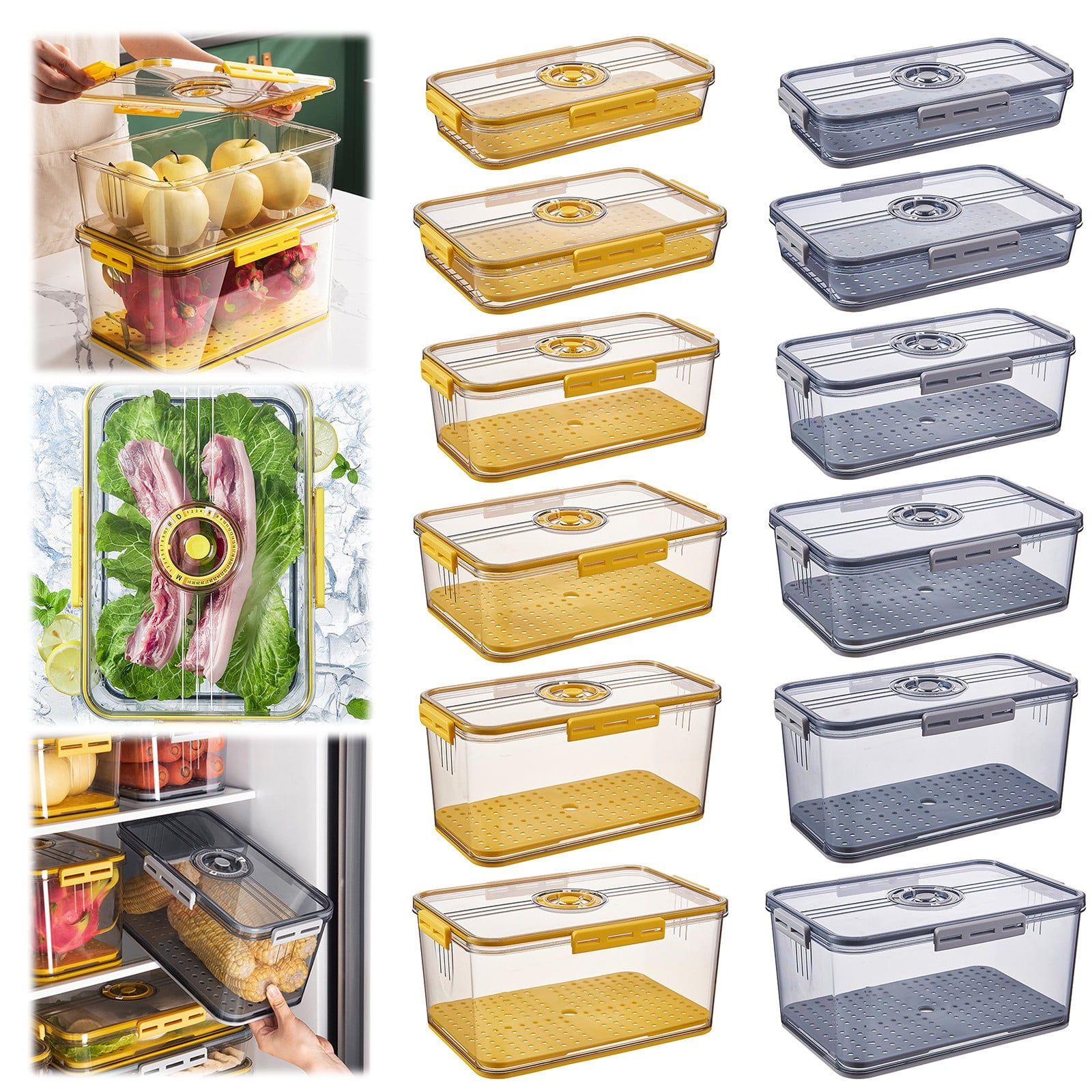 Saving! SSNTSY Closure Bags & lids & Boxes Bread Airtight Bread for ...