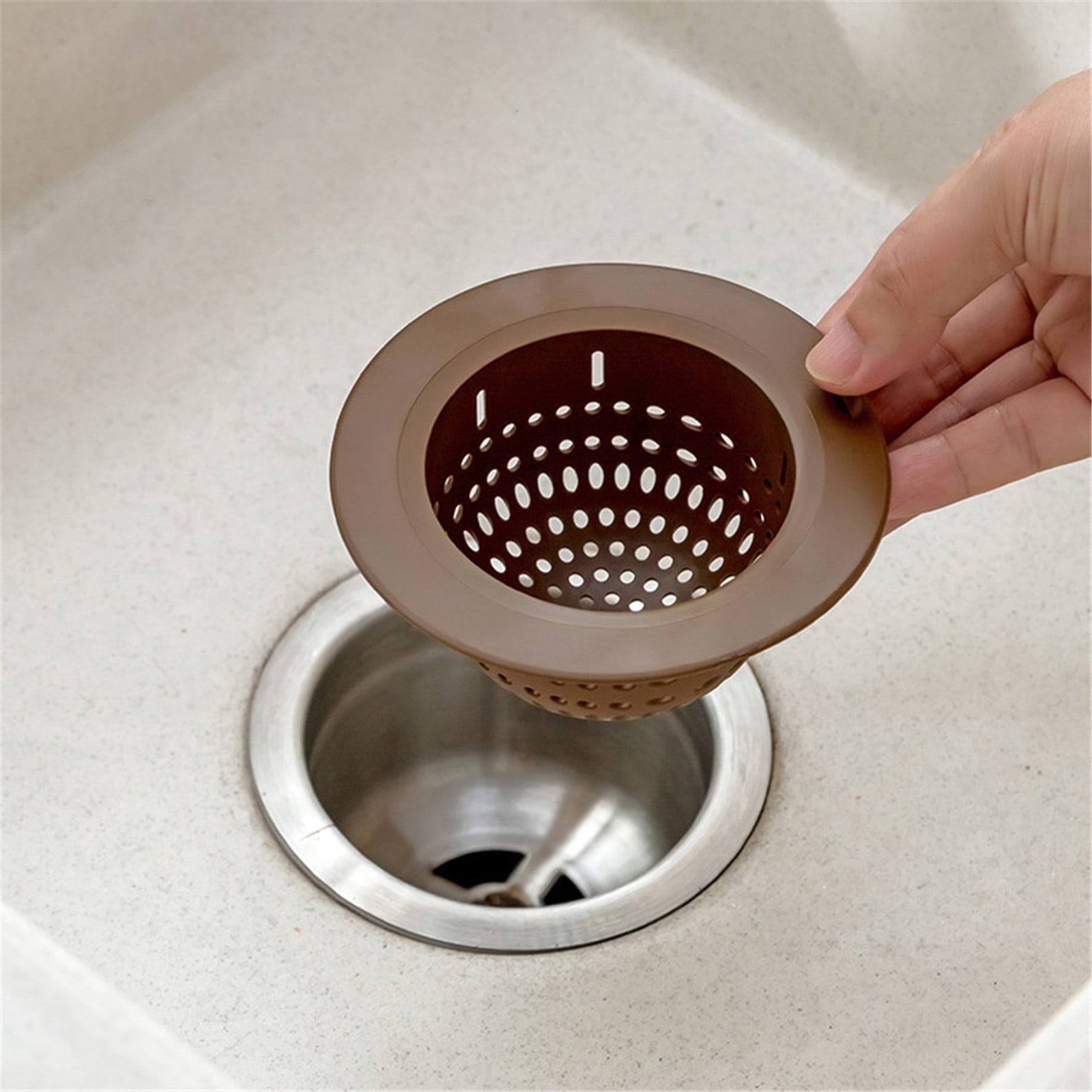 Saving! SSNTSY Strainers Cute Sink Strainer Silicone Kitchen Sink Drain ...
