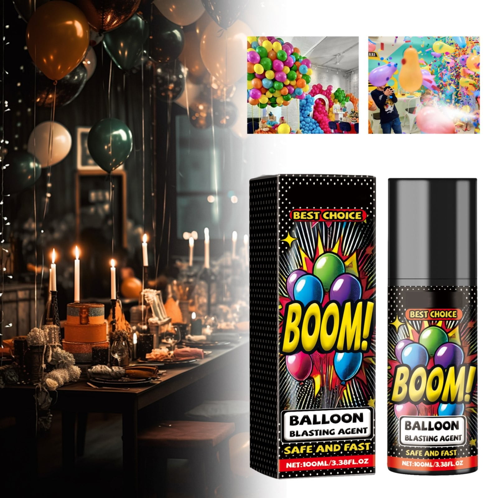 Saving! WOCACHI Balloon Blasting Agent Wedding Room Balloon Blasting ...