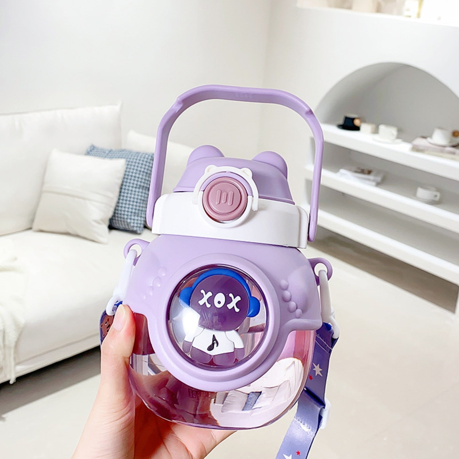 Saving! WOCACHI Cute Double Drink Hug Bear Plastic Water Cup Children ...