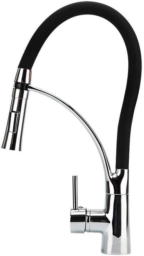 Saving Water Kitchen Tap in Stainless Steel, 360° Swivel Kitchen Mixer ...