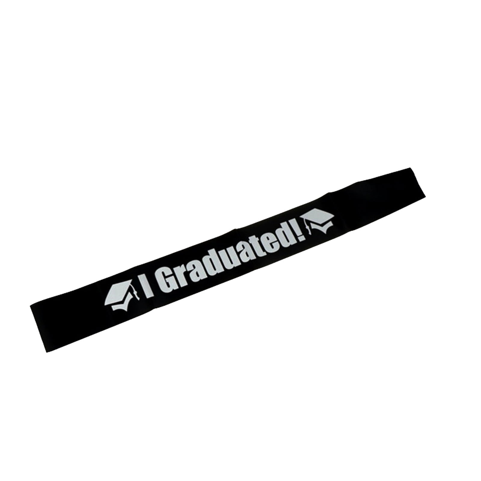 Savings 12PCS Graduation Sash - Black Satin with White Fonts ...