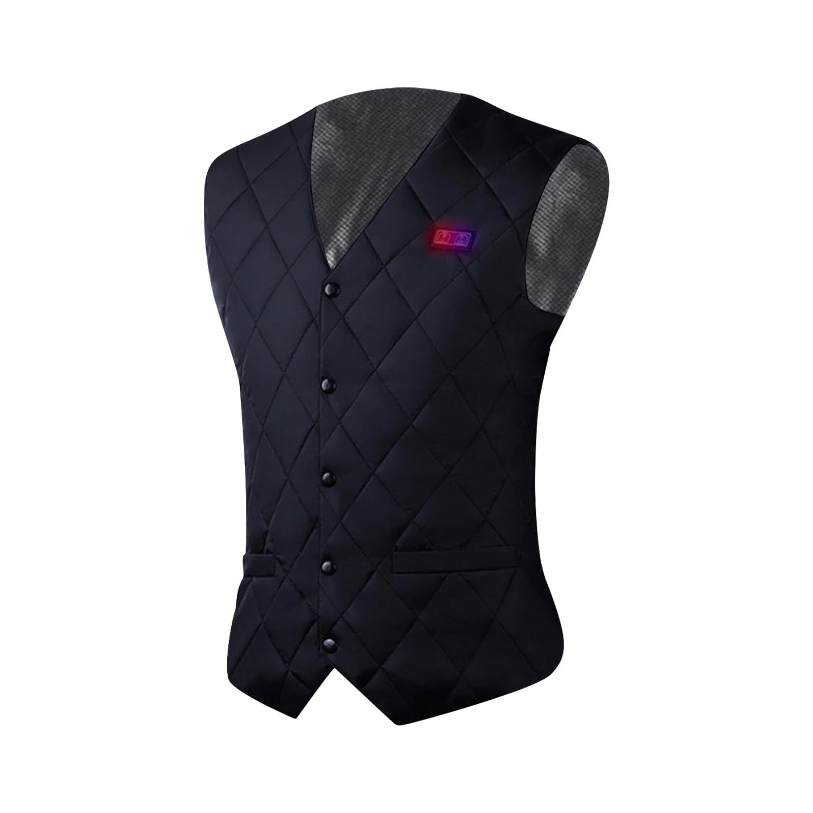 Savings 2024! Pejock Mens Heated Vest USB Charging Heating Vest ...