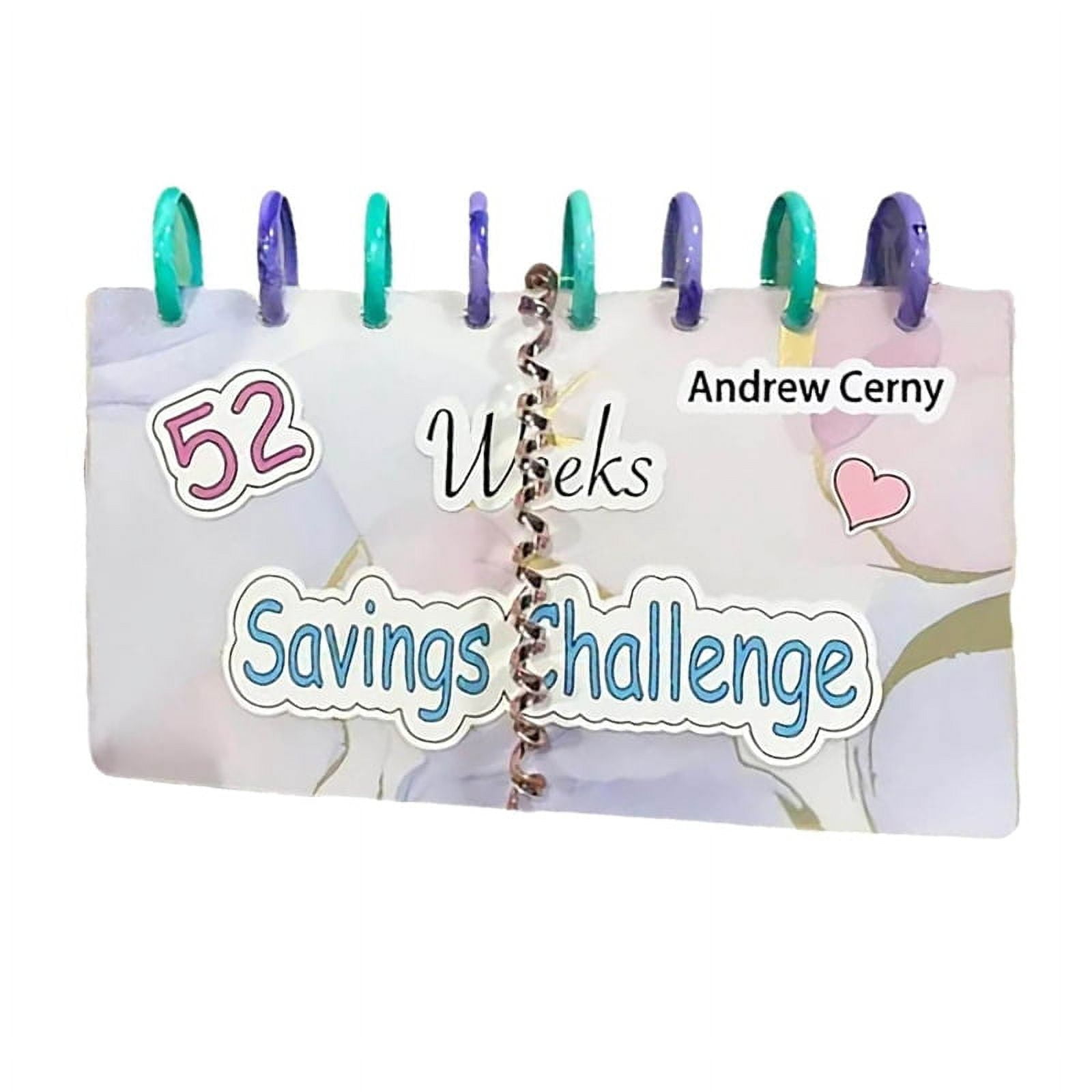 Savings Binder Planner 52 Week Savings Challenge Reusable Budget Book ...