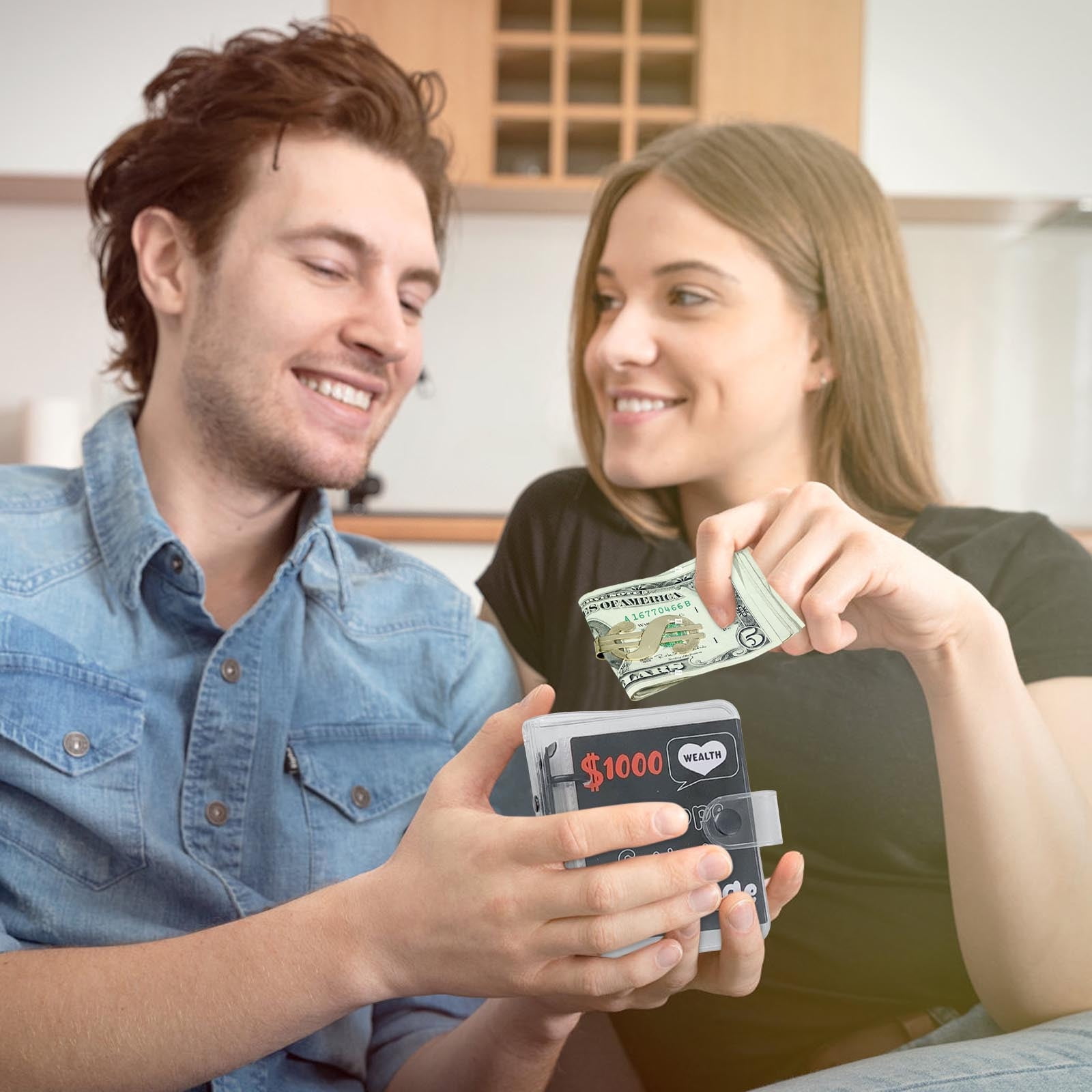 Savings Book 1000 Envelopes Money Saving Challenge Book, Vertical Money ...