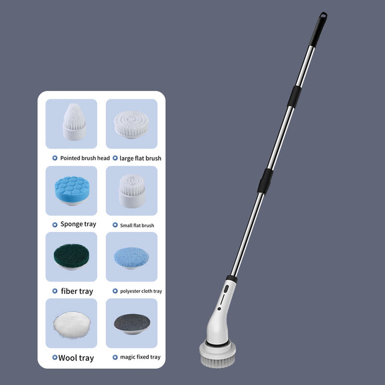 Savings Cleaning Supplies Electric Spin Scrubber for Cleaning,Cordless ...