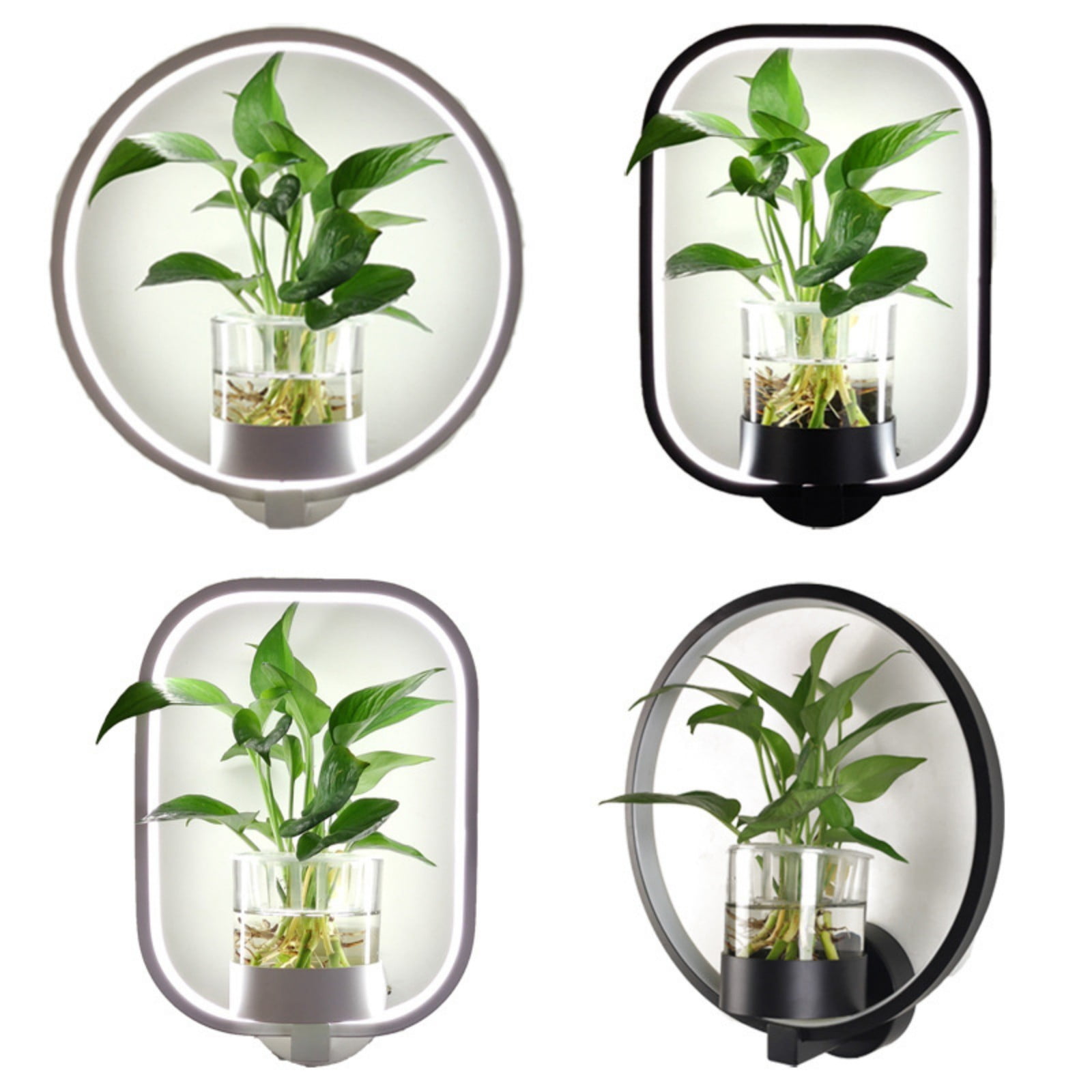 Savings Clearance 2025!Tengw Modern LED Wall Light Indoor White Ring ...