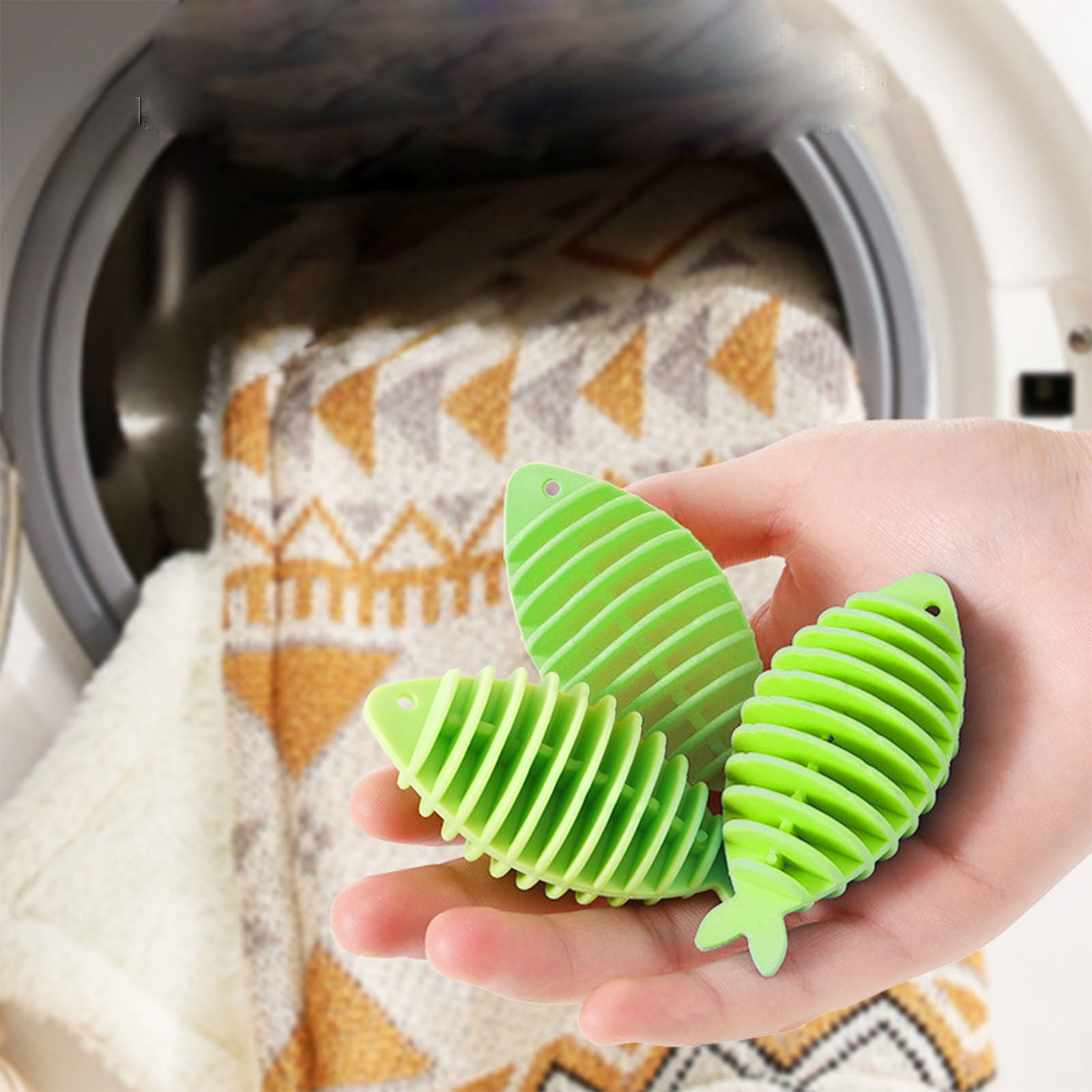 Gmogad Anti-Winding Rubber Laundry Balls (6-Pack) - Reusable Eco ...