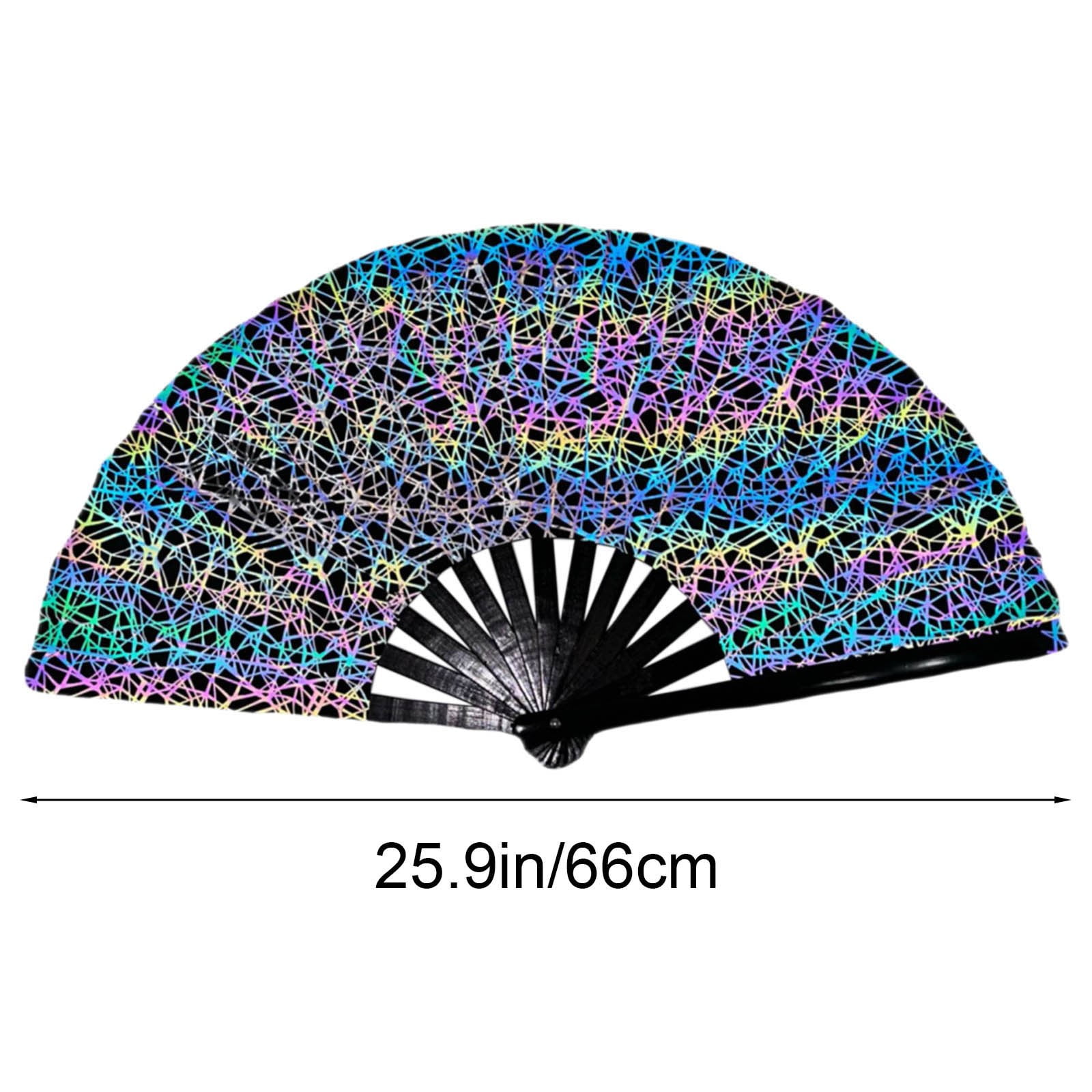 Savings Clearance for Home Decor!LongLiYi Holographic Folding Clap Fans ...