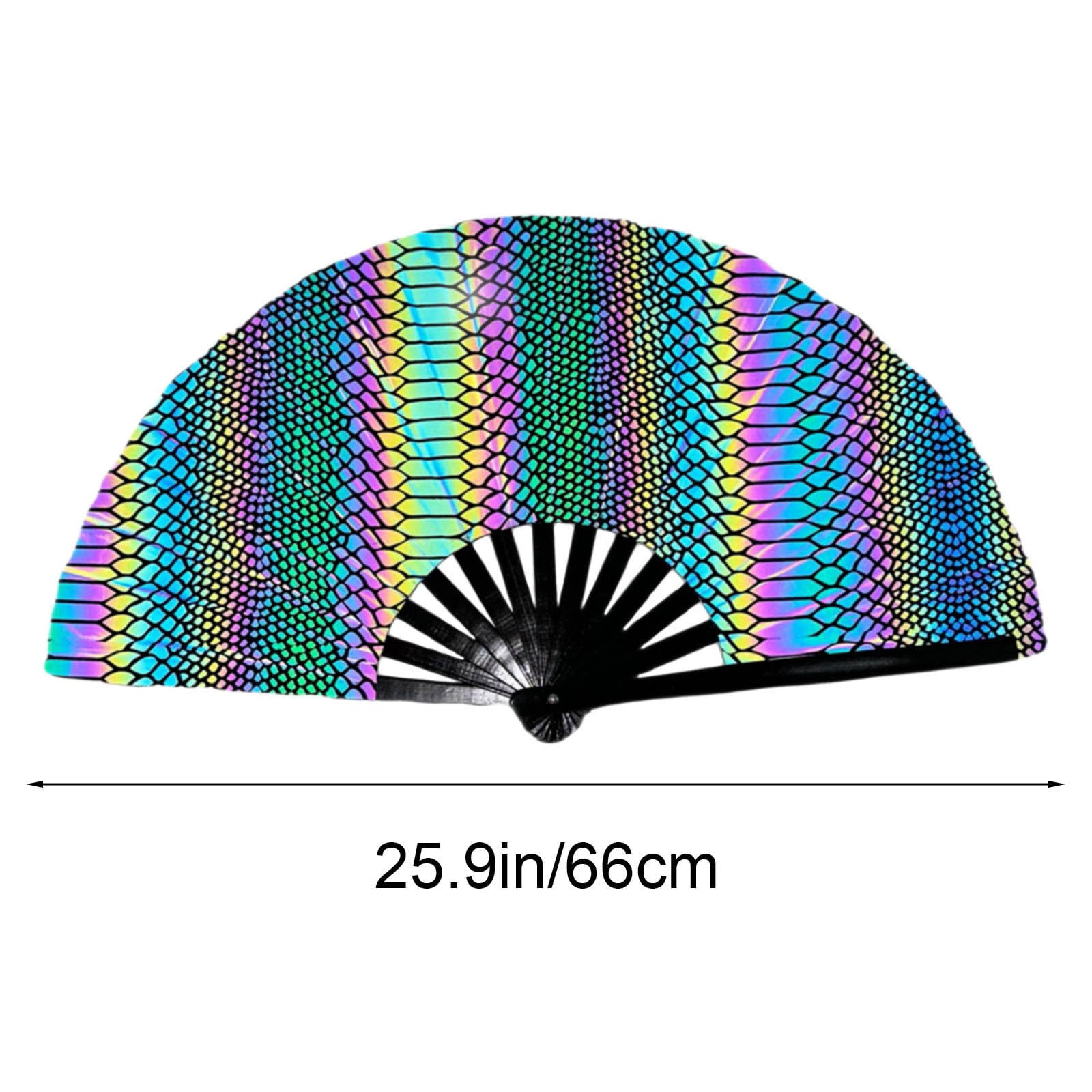 Savings Clearance for Home Decor!LongLiYi Holographic Folding Clap Fans ...