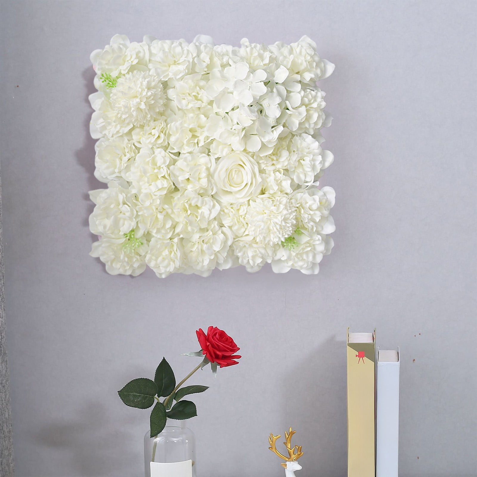 Savings Clearance! LongLiYi Flower Wall Background,Artificial Silk ...