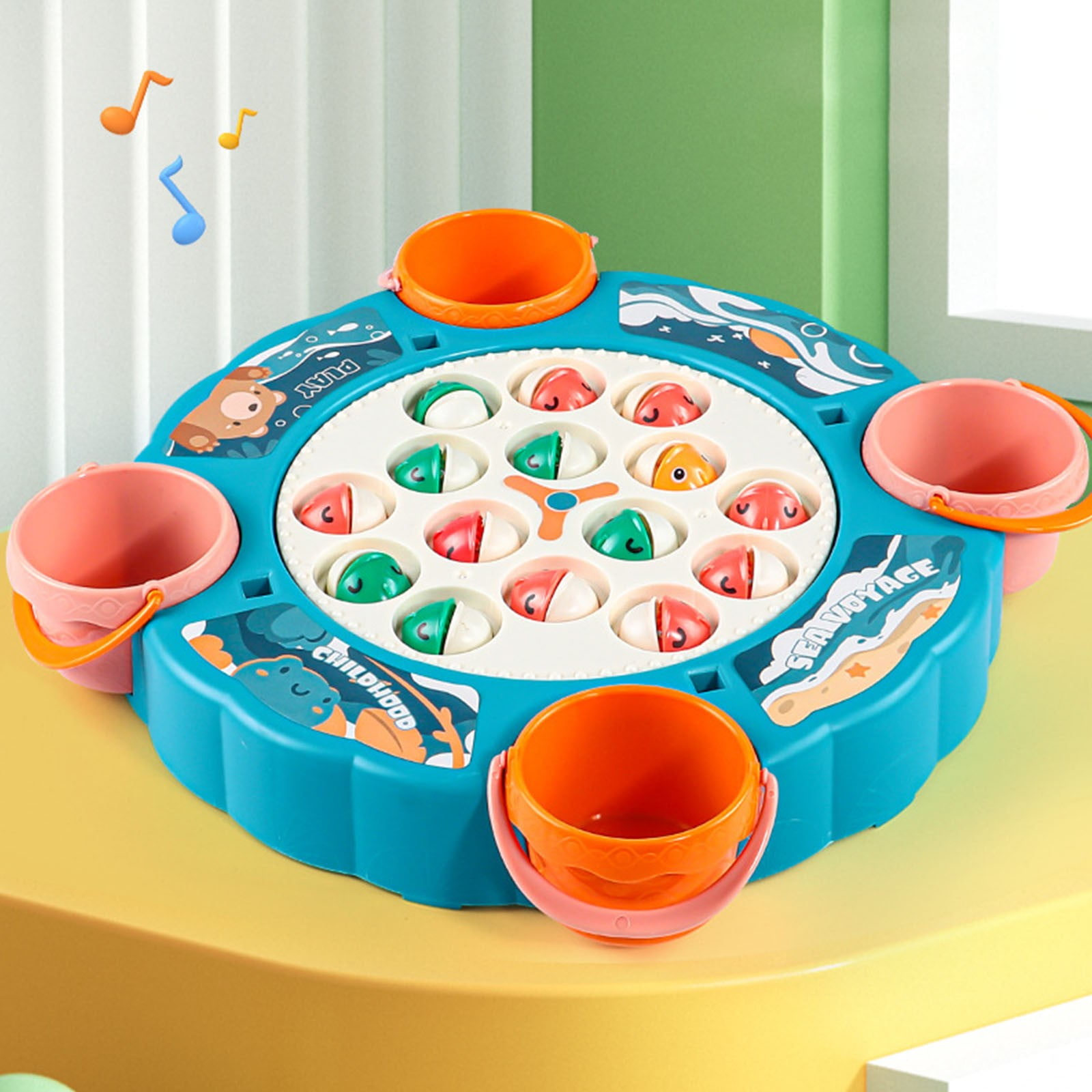 Savings Clearance! Magnetic Fishing Game Set - 15 Fish and 4 Poles ...