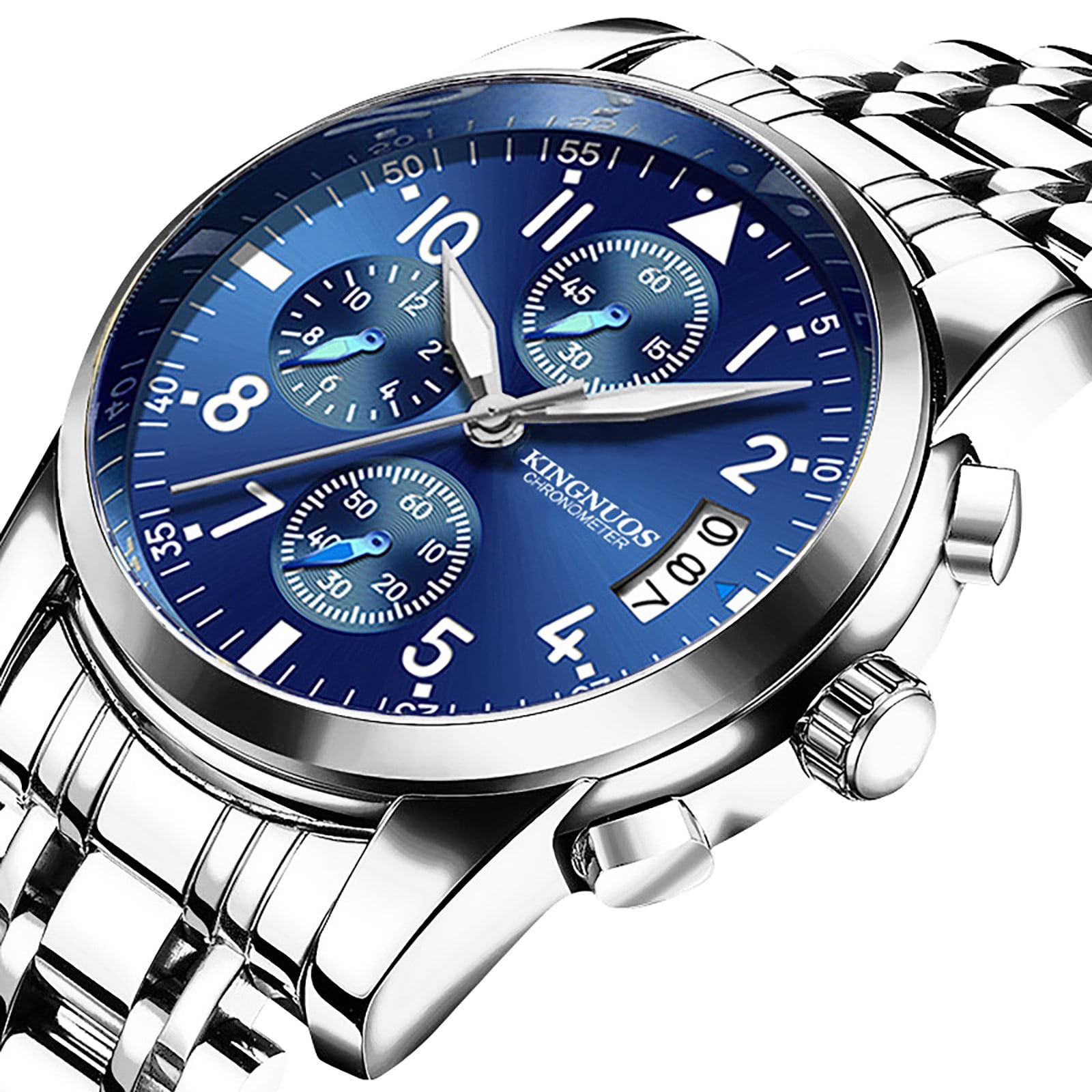 Savings Clearance! TOFOTL Men's Steel Band Watch Single Calendar Glow ... Savings Clearance! TOFOTL Men's Steel Band Watch Single Calendar Glow ...