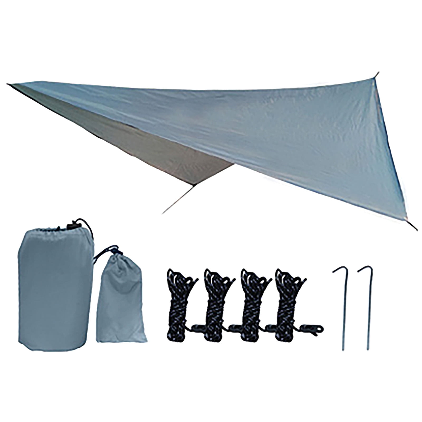 Zeceouar Polyester Plaid Fabric Sunshade Outdoor Four Corner Sunshade ...