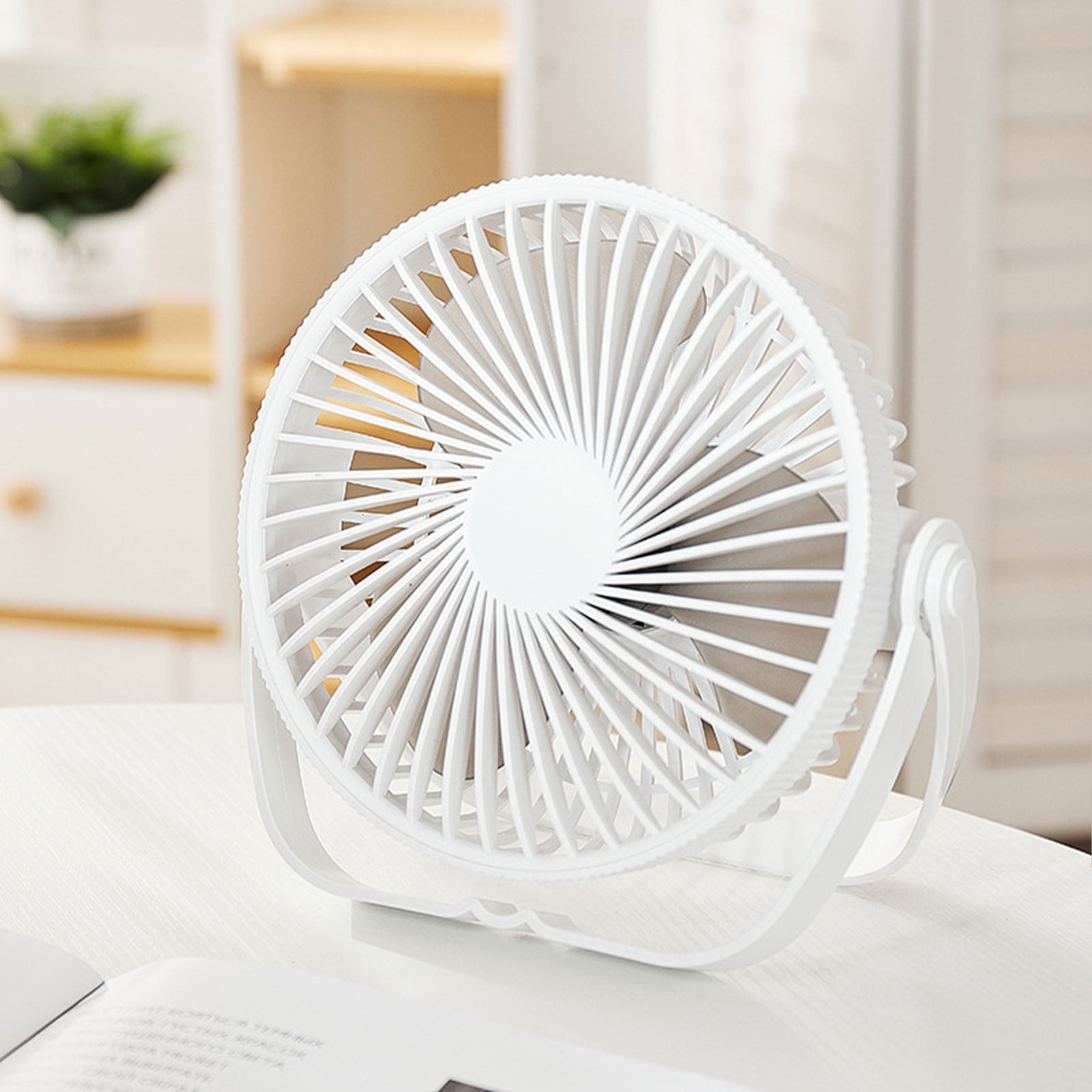 Desktop Fan Quiet Brushless Turbine, Mini Electric Fan, Wall Mounted ...