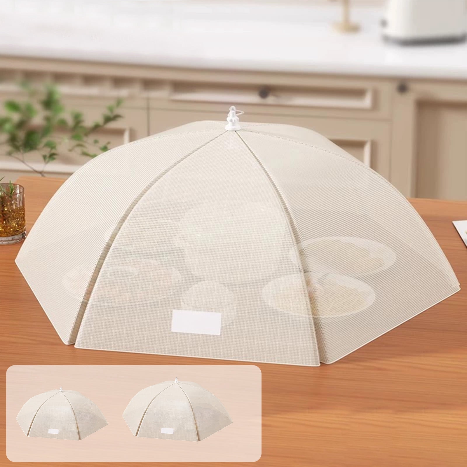 Savings Dianli Foldable Mesh Food Cover Dome for Kitchen Table Use ...