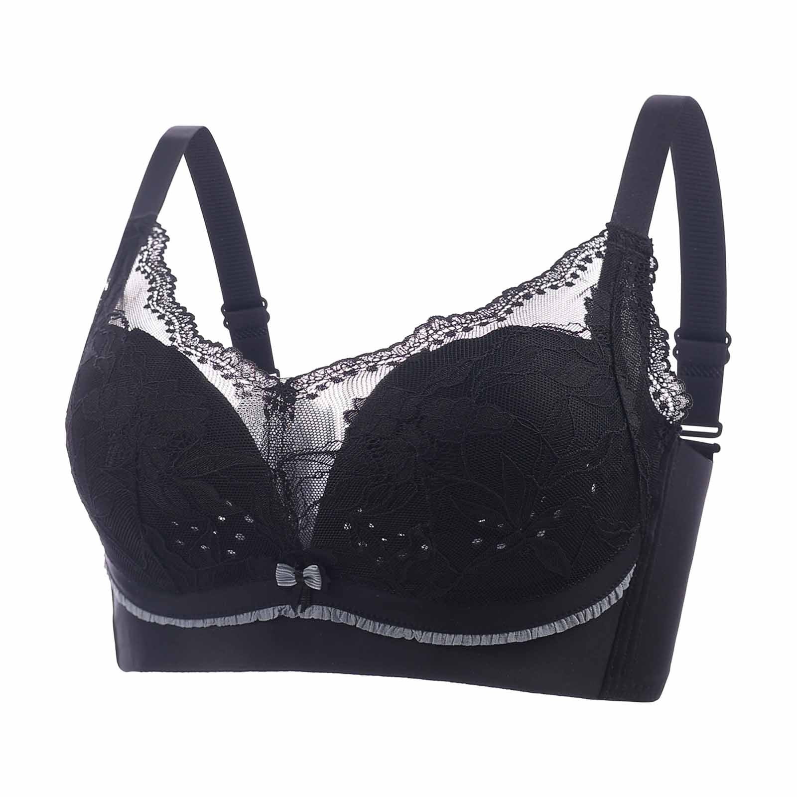 Savings! Fatuov Lace Bras for Women Plus Size Full Coverage Push-Up ...